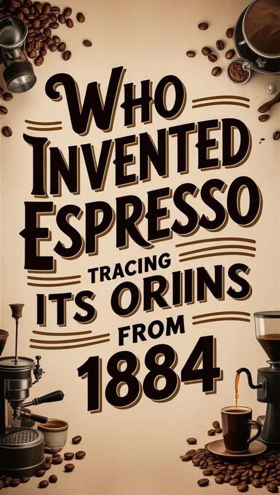 Who Invented Espresso: Tracing Its Origins From 1884